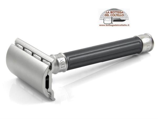 Rasoio barba lametta Jagger 316 grigio | La bottega del coltello